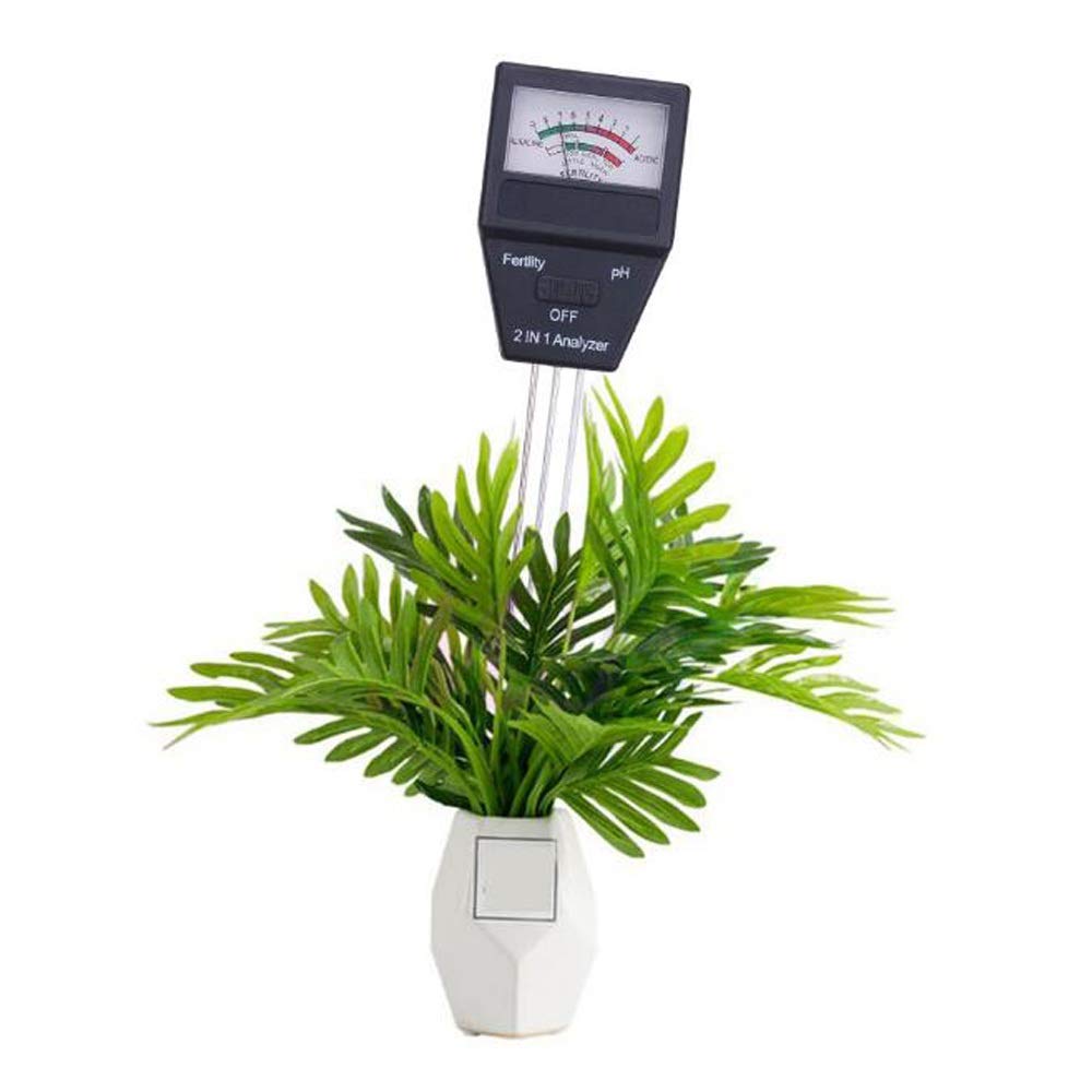 Buy Angelay-Tian 2 in 1 Soil PH Meter Tester Moisture Monitor Fertility ...