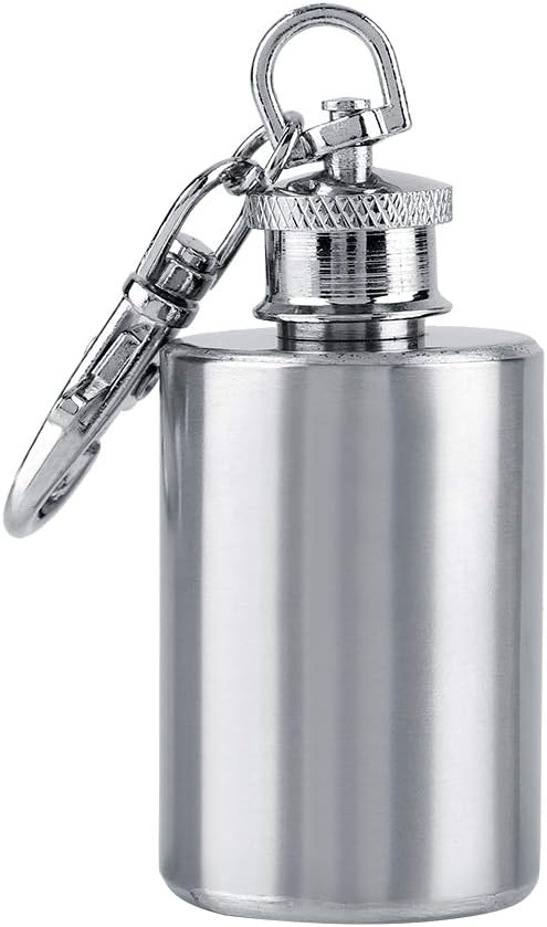 Amazon.com | Stainless Steel Hip Flask, 1oz Leak-Proof Liquor Flask for ...