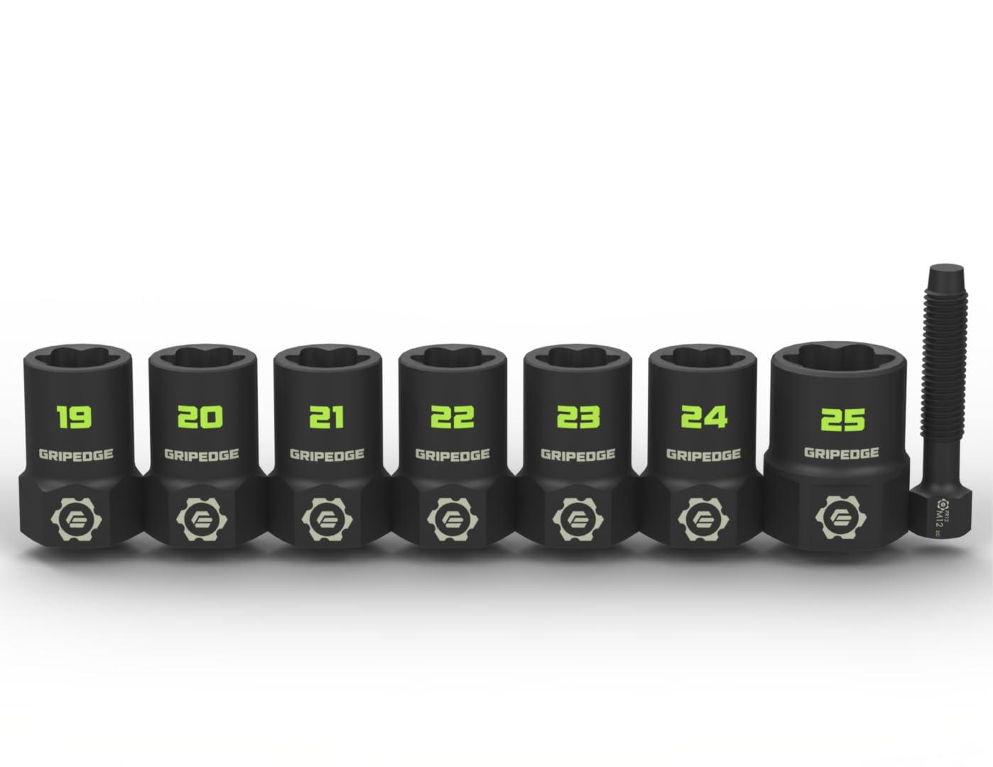 Grip Edge GRIPEDGE Tools | 7-PC – 1/2'' Drive Metric RPT Socket ...