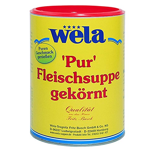 Wela Fleischsuppe gekörnt 'Pur' 1kg delikat ausgeprägter Bouillon ...