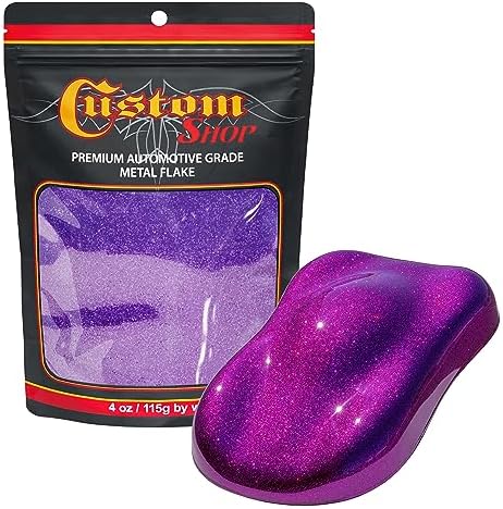 Amazon.com: Custom Shop - Deep Purple - 4-Ounces of Large Metal Flake ...