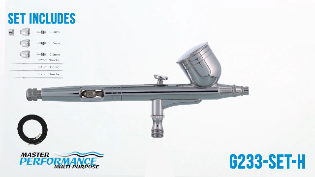 Snapklik.com : Master Airbrush Master Performance G233 Pro Set