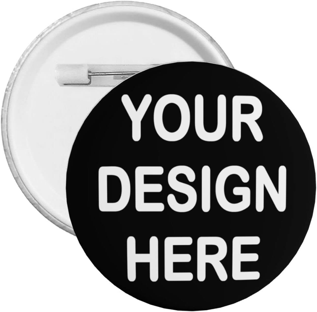 Amazon.com: Custom Pins Custom Buttons 1-200PCS Make Your Own Pins Personalized Pinback Buttons ...