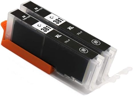 Amazon.co.jp: J-ECO製 BCI-381XLBK ブラック 染料 お得な2本セット 大容量 ISO14001、ISO9001、CE、SGS認証工場 キヤノン用 互換インク ...