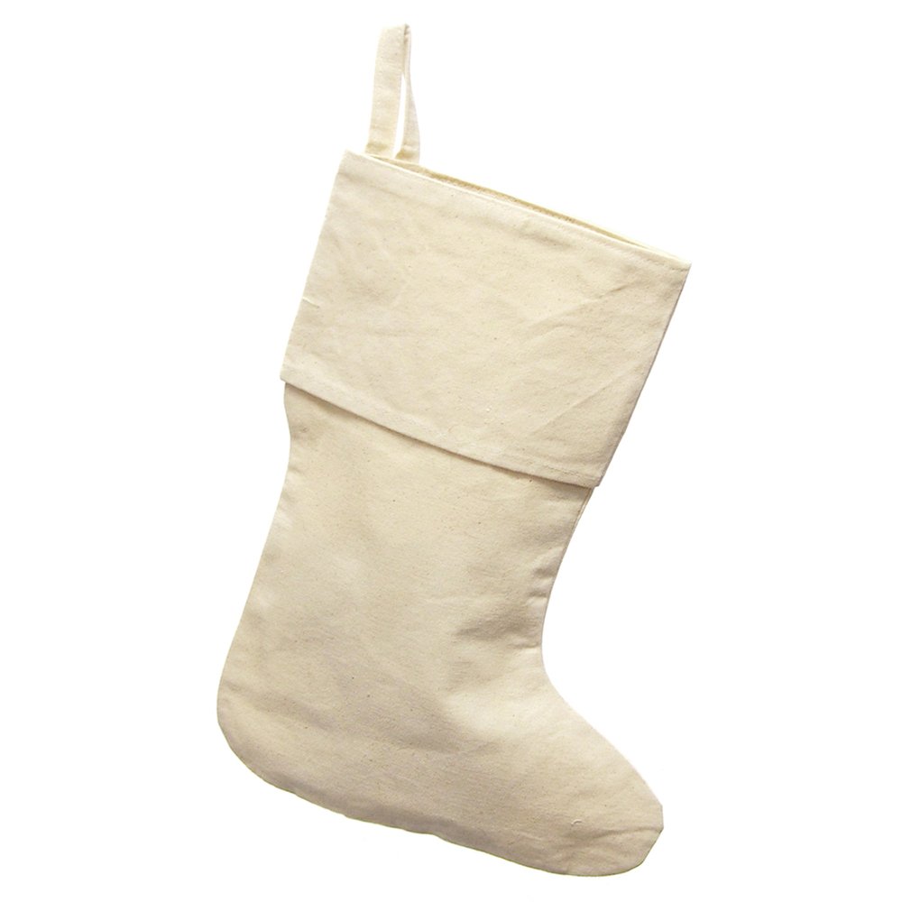 Canvas Stockings Craft Christmas Stocking Natural Cotton Christmas