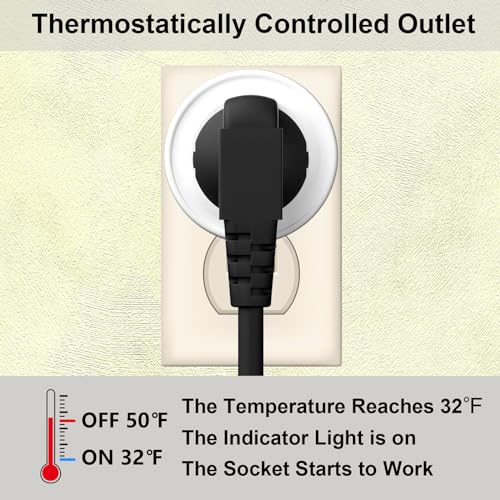 Snapklik.com : Zoblise Thermostatically Controlled Outlet: