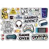 A5 Sticker Sheet Gaming Vinyl Stickers - Gamer Gaming Boys Men Kids ...