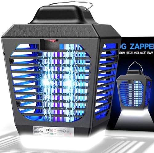 Amazon.com : New Fi Bug Zapper,Two-Color Electronic Waterproof Fly Trap ...
