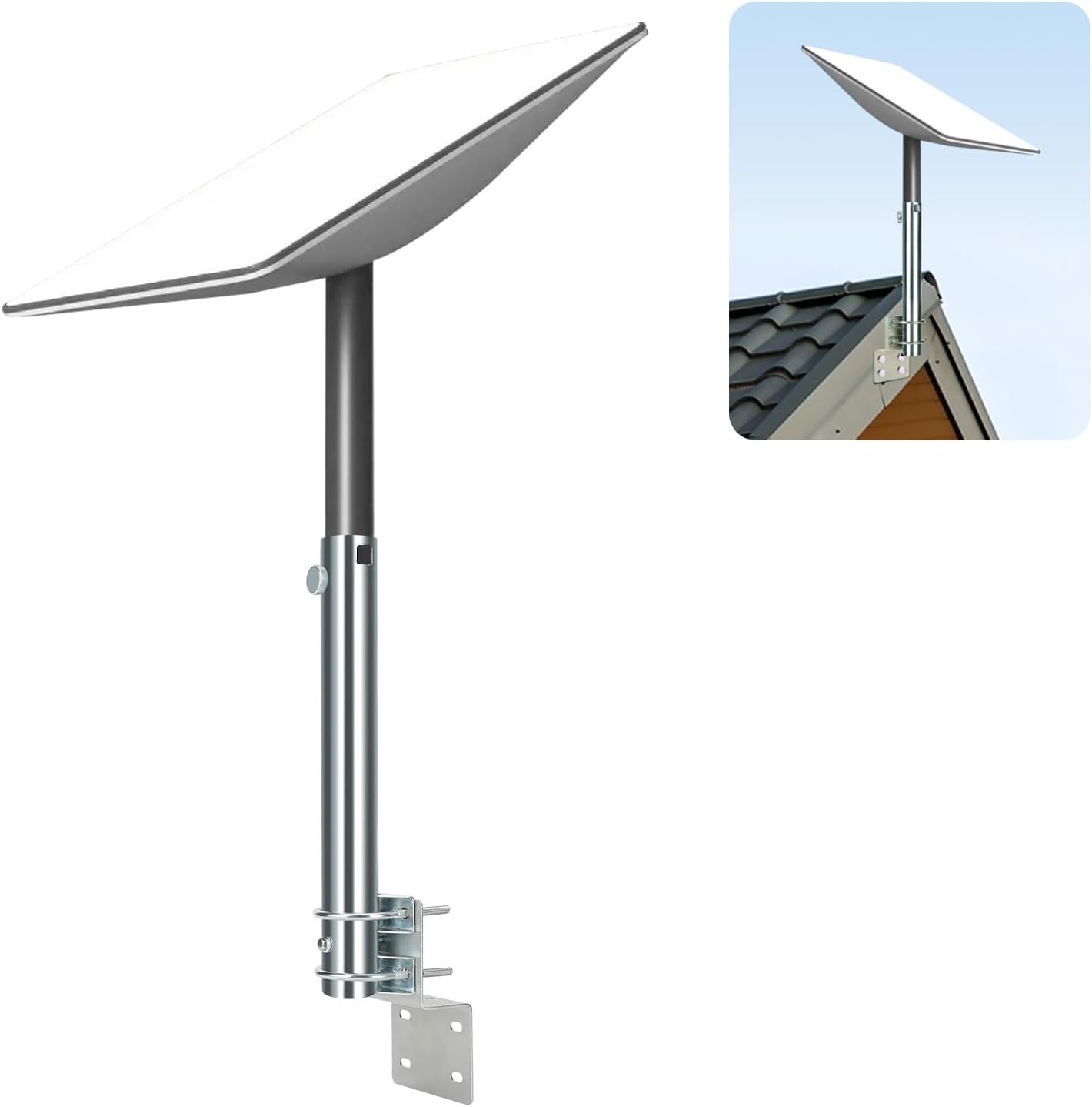 Amazon.com: EOPOAYI Short Wall Mount Mounting Kit Roof Mount Eave Pivot ...