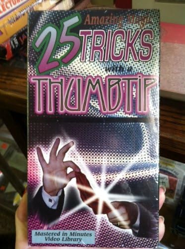 Amazon.com: 25 Amazing Magic Tricks with a Thumbtip [VHS] : Movies & TV