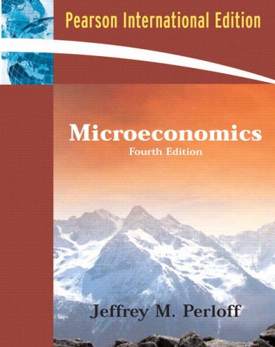 Microeconomics: International Edition by Perloff, Jeffrey M.