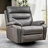 Amazon.com: ROYALSON Dual OKIN Motor Power Recliner Chairs Swivel Rocker Recliner with One-Key ...