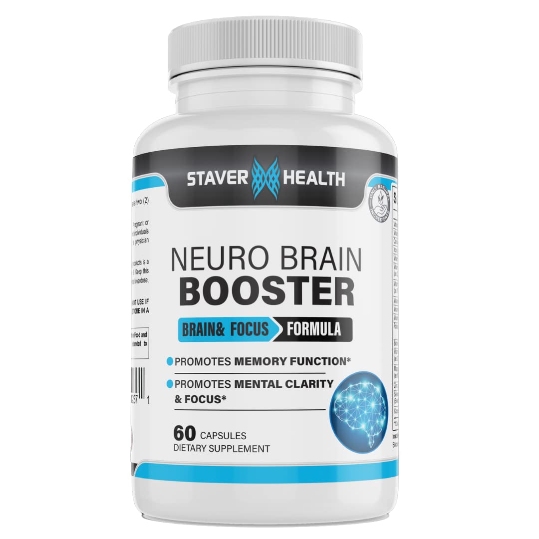 Amazon.com: Neuro Brain Booster Supplement 60 Count Capsule - Brain ...