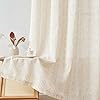 Amazon.com: jinchan Boho Curtains Linen Blend Drapes for Living Room ...