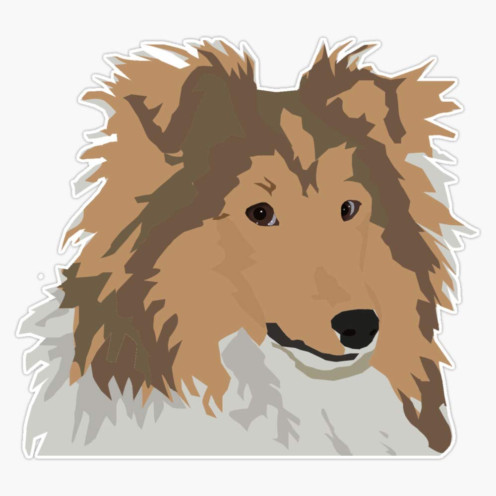 Amazon.com: Sheltie Sticker Vinyl Waterproof Sticker Decal Car Laptop ...