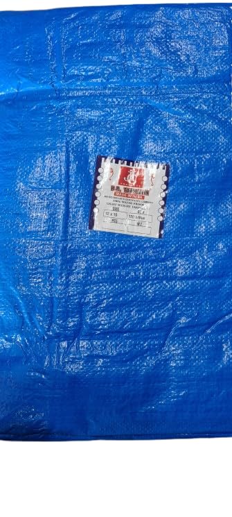 CTC (15FT X 12FT 120 GSM) Tarpaulin Sheet 100% Waterproof Tirpal Heavy ...