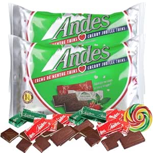 Amazon.com : Andes Mint Cherry Jubilee and Creme De Menthe, Bulk Bags ...