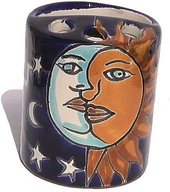Amazon.com: Fine Crafts Imports Sun and Moon Toothbrush Holder : Home ...
