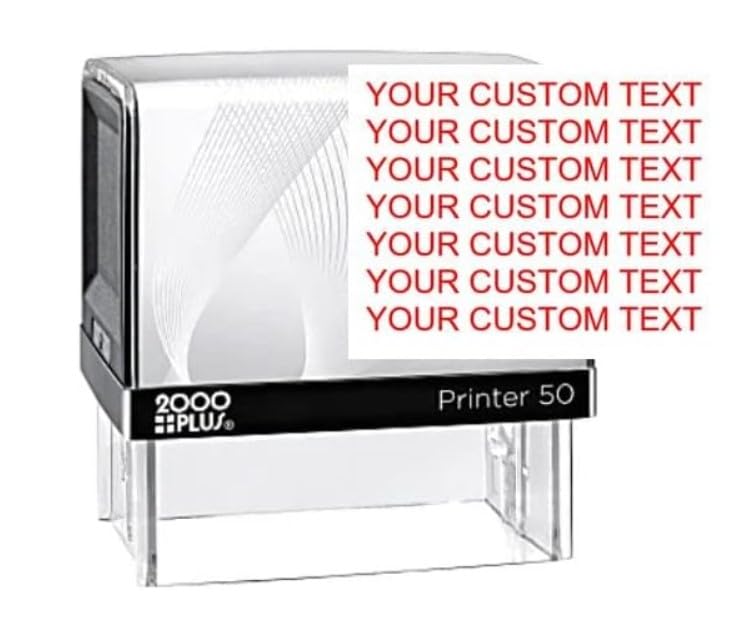 Amazon.com : 2000 Plus Series Custom Self-Inking Stamp, Small Size Up ...