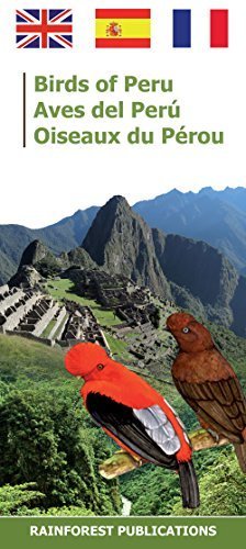 Peru Birds (Laminated Foldout Pocket Field Guide) (Tropical Wildlife ...