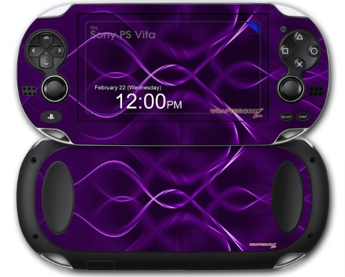 Amazon.com: Abstract 01 Purple - Decal Style Skin fits Sony PS Vita ...