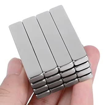 Techmahoday® Magnets Strong Neodymium Bar Magnets Heavy Duty, Powerful ...