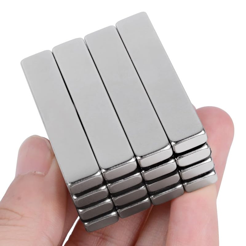 Techmahoday® (40x10x5mm, PACK OF 4 MAGNETS) Super Strong Neodymium ...
