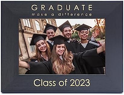 Amazon.com - MIMOSA MOMENTS Black Graduation Picture Frame 2023 for ...