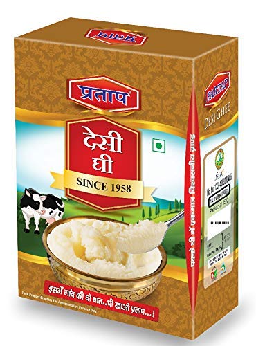 Partap Pure Desi Ghee Pack, 1 Litre : Amazon.in: Grocery & Gourmet Foods
