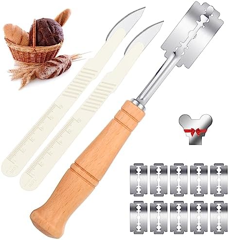 Amazon.com: Scandibake Multi Blade Scoring Tool – 6 Blade Bakers Lame ...