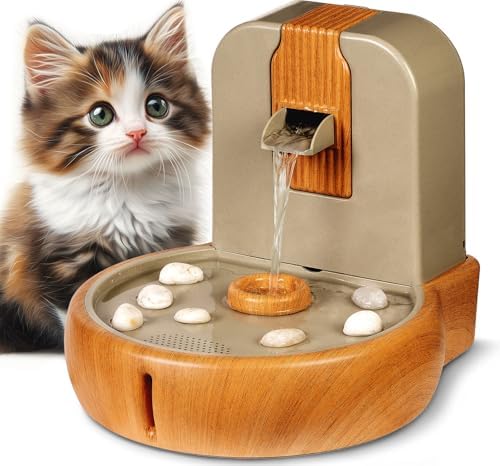 Amazon.com : GOYJOY Cat Water Fountain,Pet Drinking Fountain for ...