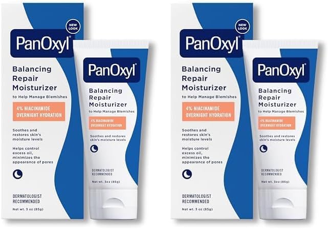 Amazon.com: PanOxyl PM Balancing Repair Moisturizer with Niacinamide ...
