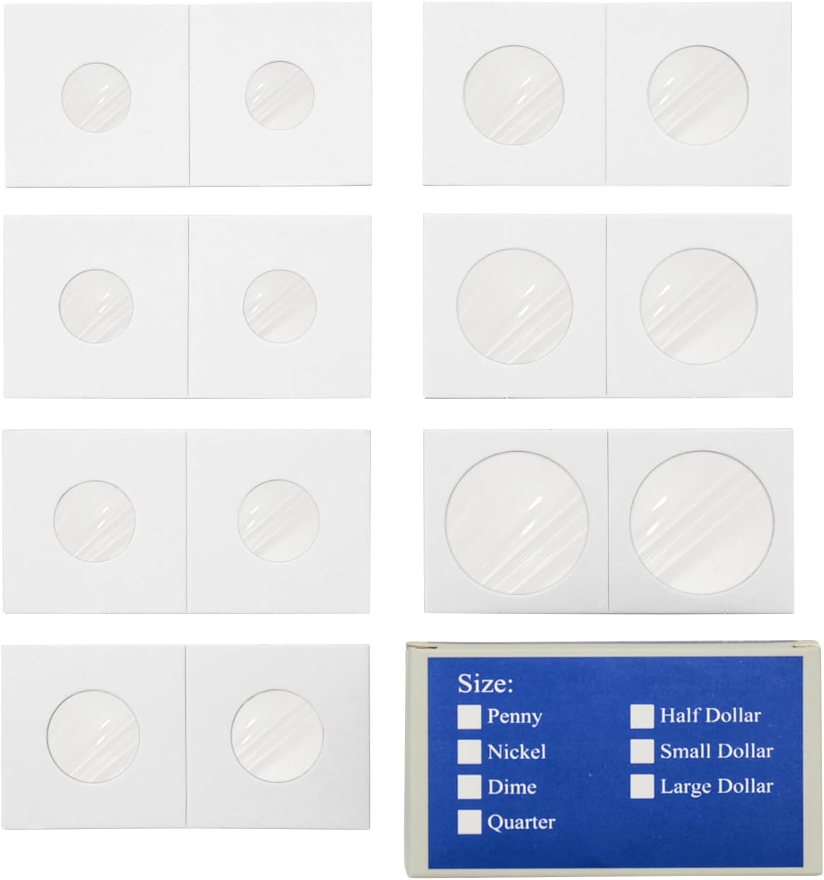 Amazon.com : MUDOR Upgraded Premium Coin Flips for Cents, 200 Pack ...