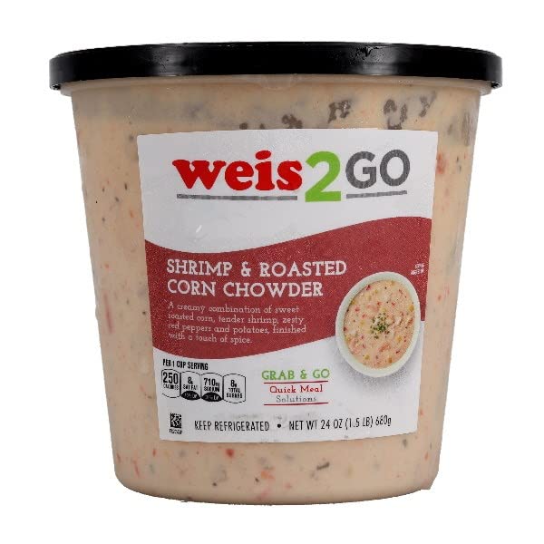 Amazon.com: Weis Quality, Soup Shrimp & Corn Chowder, 24 Ounce ...