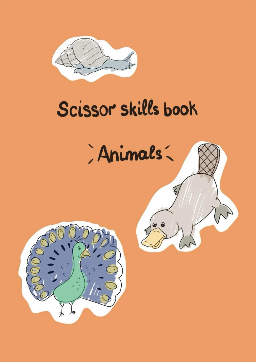 Scissor skills book "Animals": 50 different animals to cut and color ...