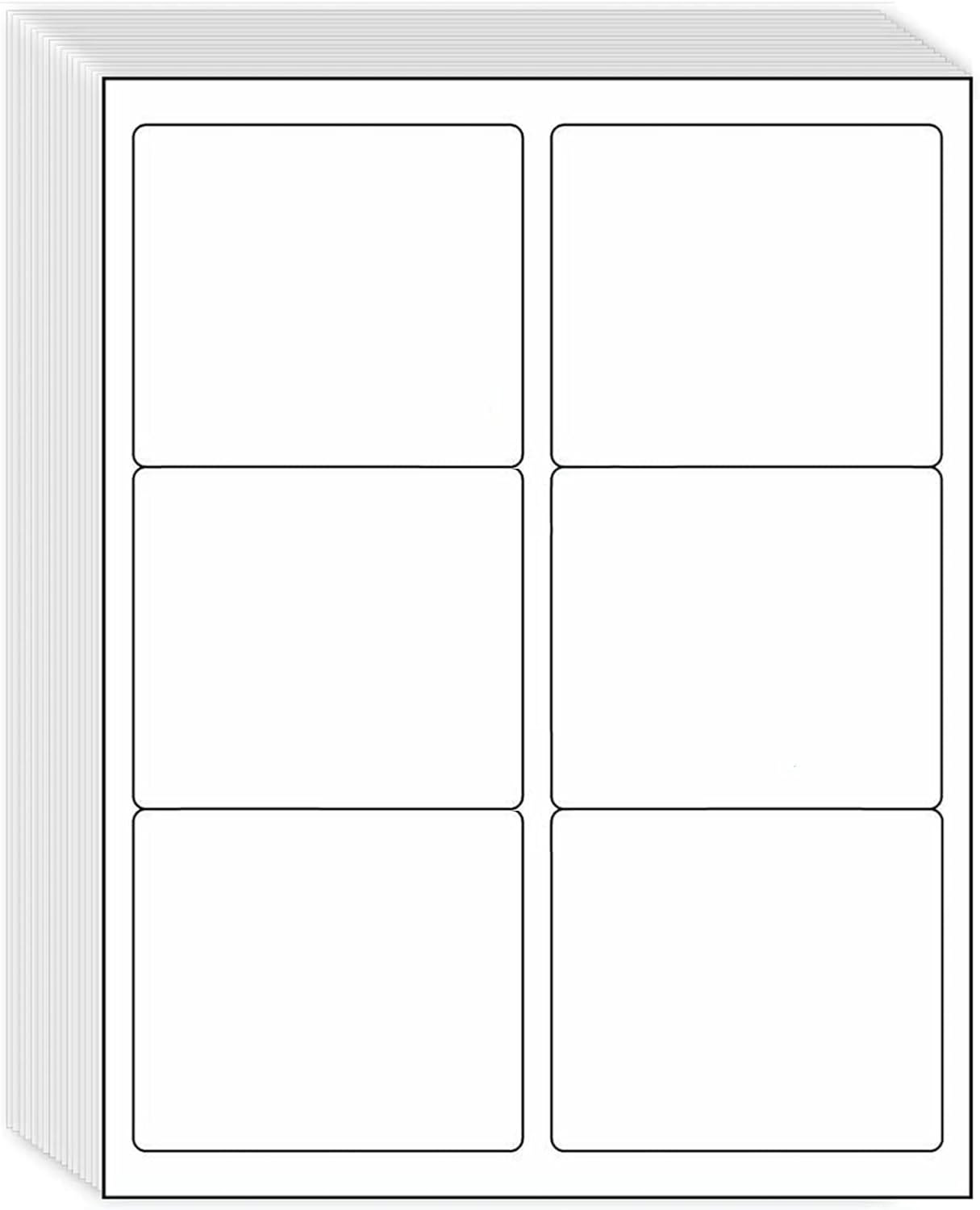 3-1/3" x 4" Shipping Address Labels 600 Label Stickers Paper for Laser ...