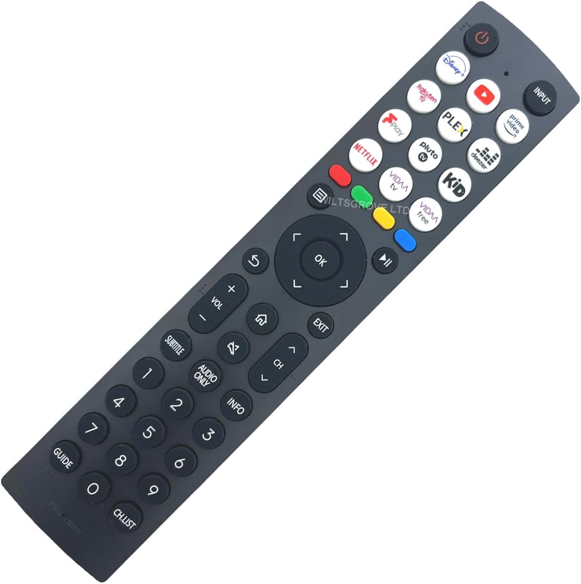 Original TV Remote Control For Hisense EN2N36H Compatible With 43A7KQ ...