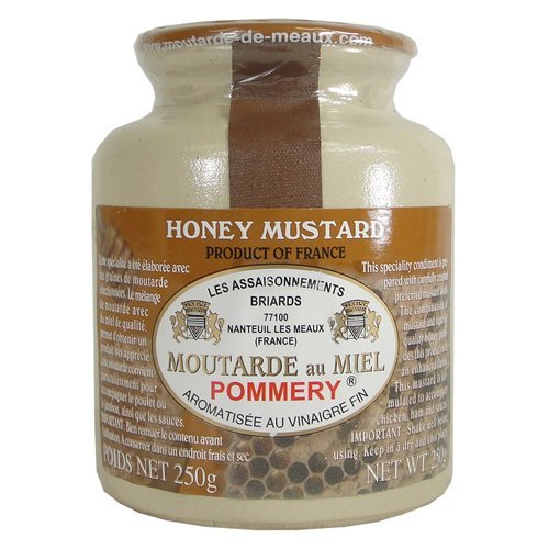 Amazon.com : Pommery Honey Mustard from Meaux in Stone Jar 250 gr ...