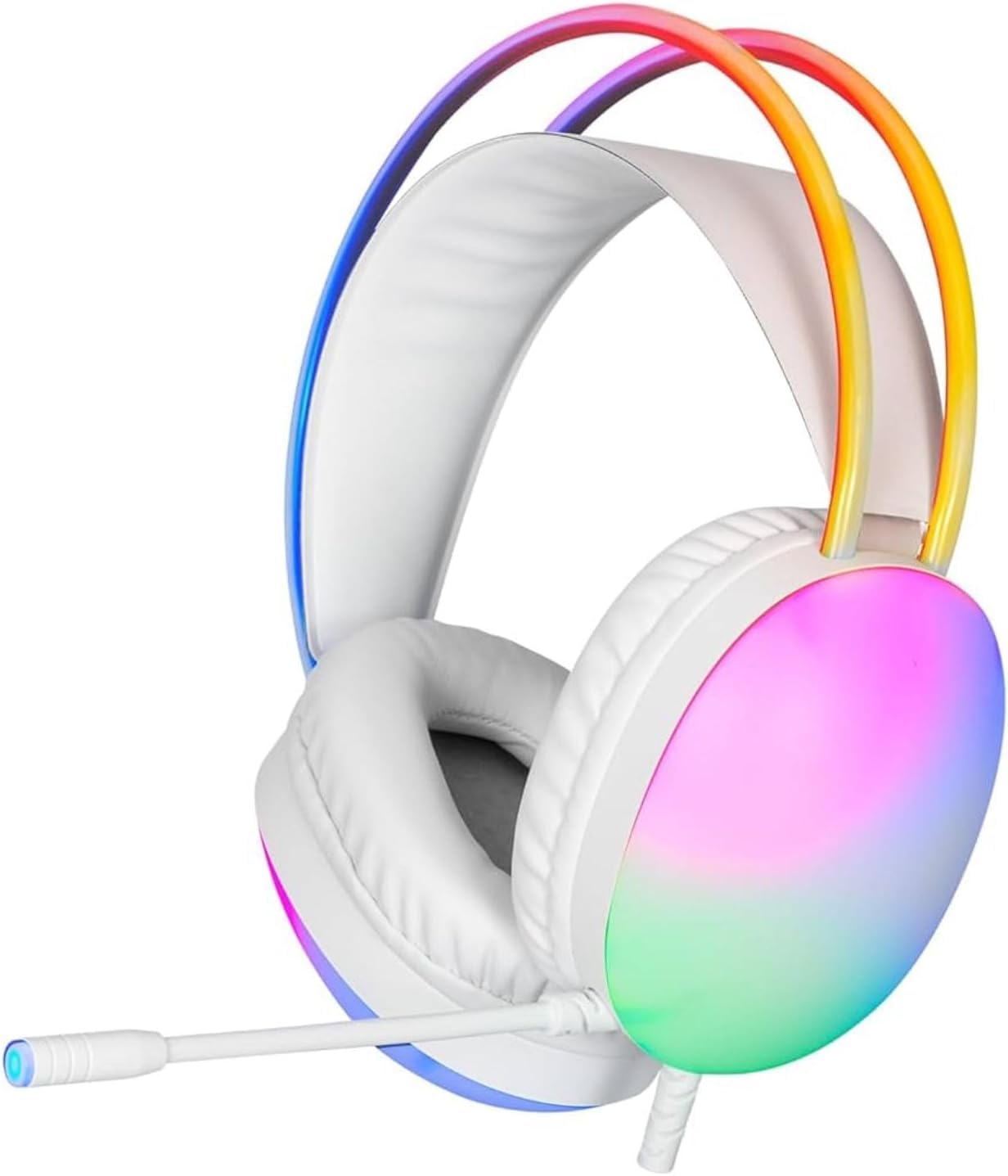For GH-511 Xtrike-Me Transparent Gaming Headset Stereo – Dynamic RGB ...