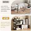 Amazon.com: ICCGBHGO Desktop Shelf Desk Organizer Rack, Adjustable ...