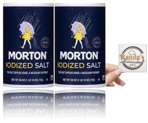 Snapklik.com : Mort Iodized Salt 26 Oz (2-Pack) Bundle