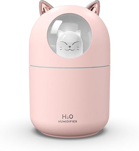 Amazon.com: SOONHUA Cute Cat Essential Oil Diffuser, Mini Aromatherapy Air Humidifier, Cute ...