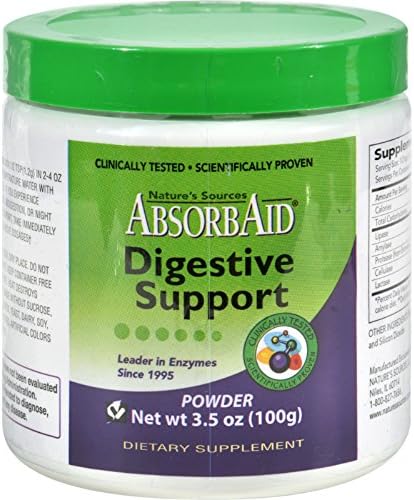Amazon.com: AbsorbAid Plant Enzyme 100 GMS by Nature's Sources : Health ...