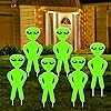 Amazon.com : Whaline 6Pcs Alien Yard Sign Decorations with 24Pcs Stakes ...