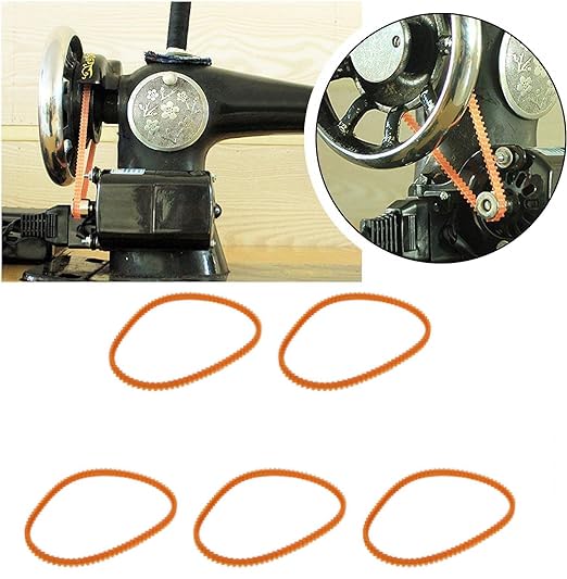 Fyearfly Sewing Machine Motor Belt, 5Pcs Electric Sewing Machine Double ...