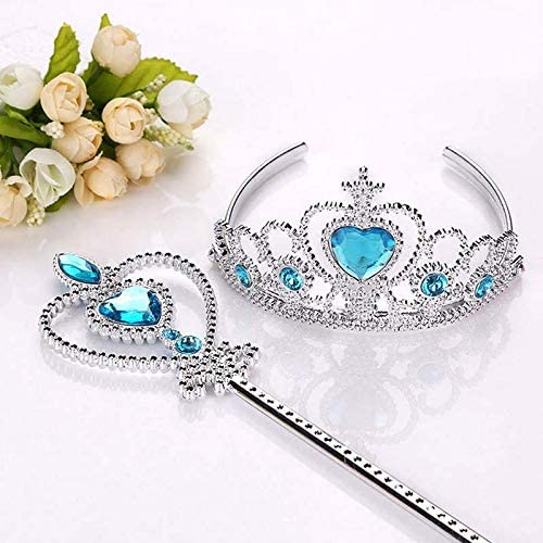 Buy PartyToko ice queen Crown with Wand/queen theme/Birthday theme ...