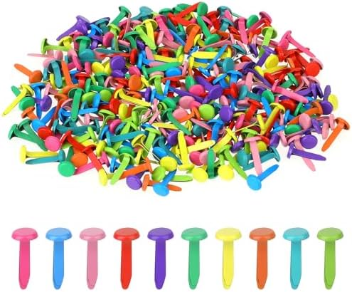 300 Pcs Split Pins Craft Paper Fasteners Paper Pins Brads Mini Split ...