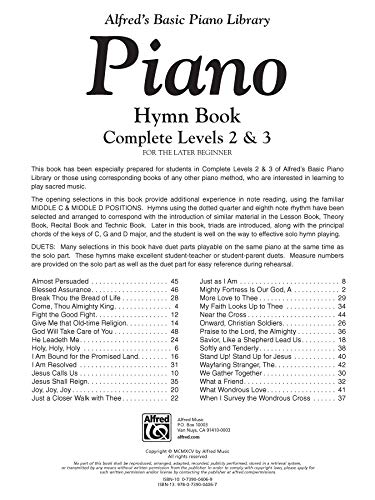 Snapklik.com : Alfreds Basic Piano Library Hymn Book Complete, Bk 2 & 3 ...