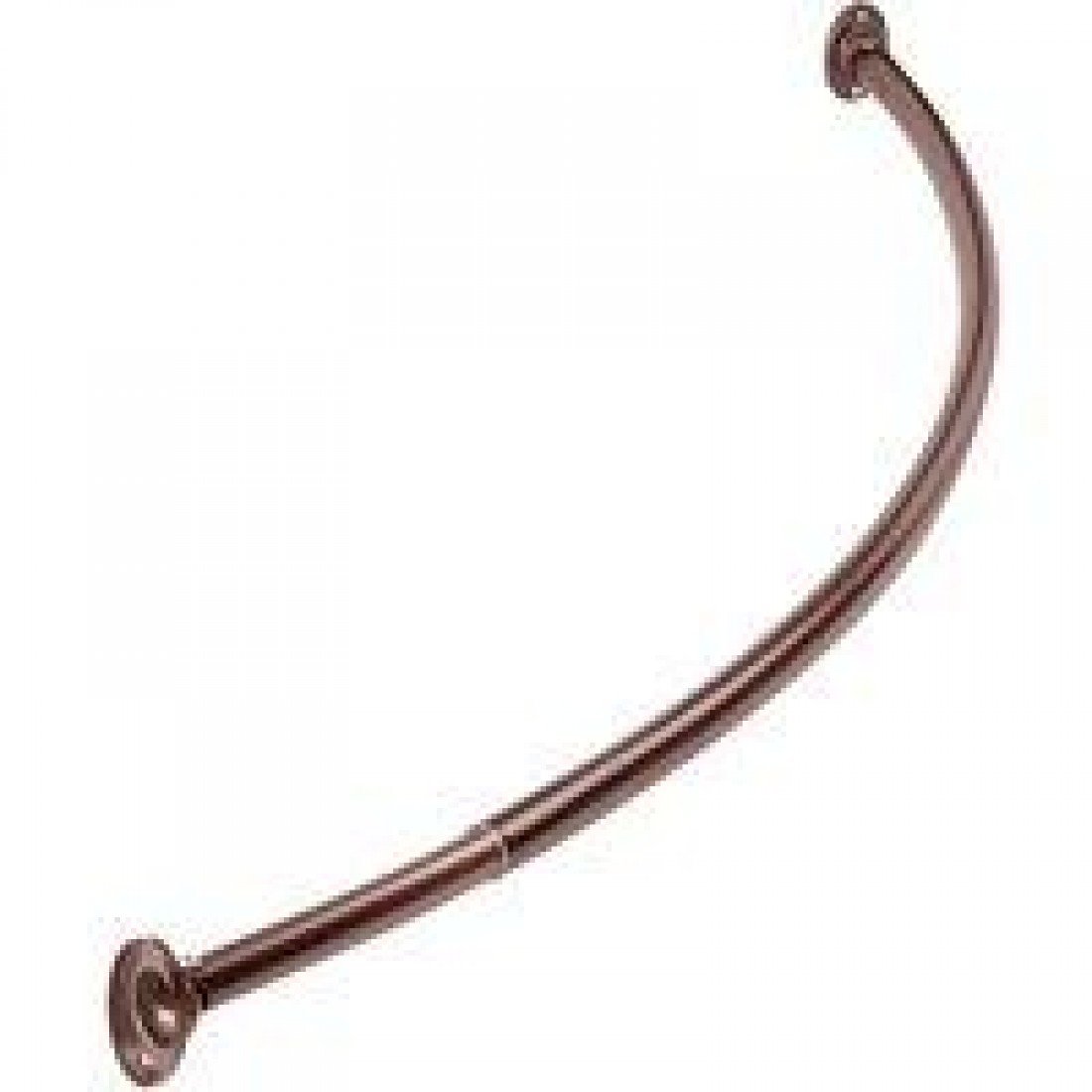 Amazon.com: 52-72IN CURVED CURTIN ROD VB Copper : Homebasix: Home & Kitchen