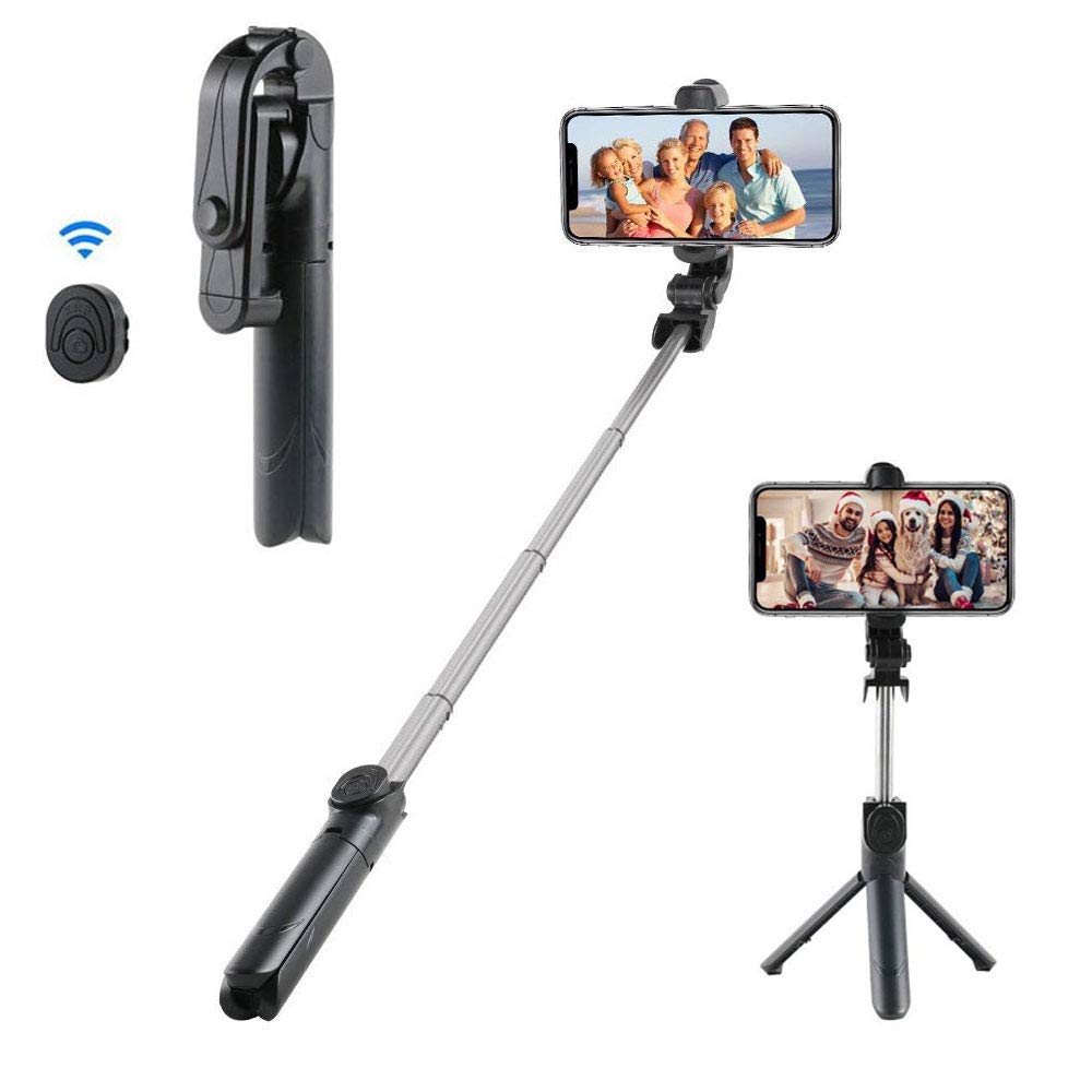 Wireless Selfie Stick, Adjustable with Tripod Stand and Detachable ...